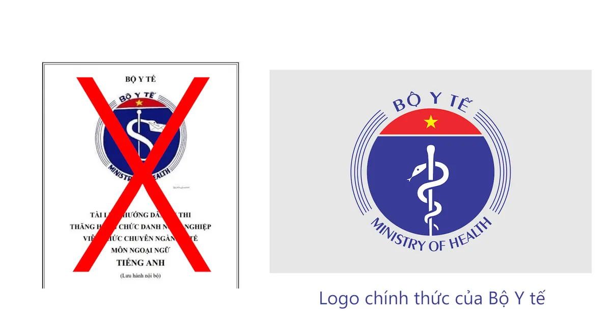 Cơ quan an ninh làm rõ việc thay hình ảnh trong logo của Bộ Y tế thành ...
