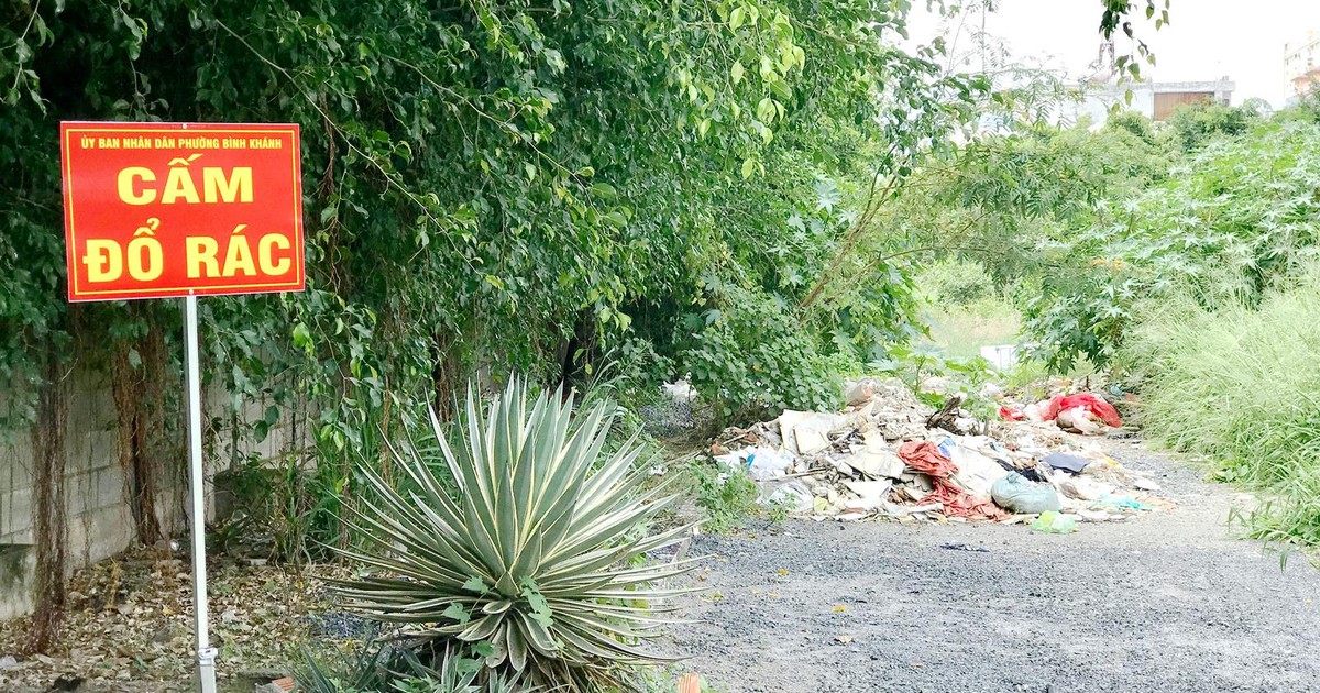 Những điểm đen về rác - Bài 2: Biển cấm ở đâu, rác vây tại đó | BÁO SÀI ...