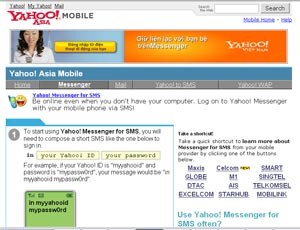 Yahoo! Mobile Services Debut in Viet Nam | SGGP English Edition