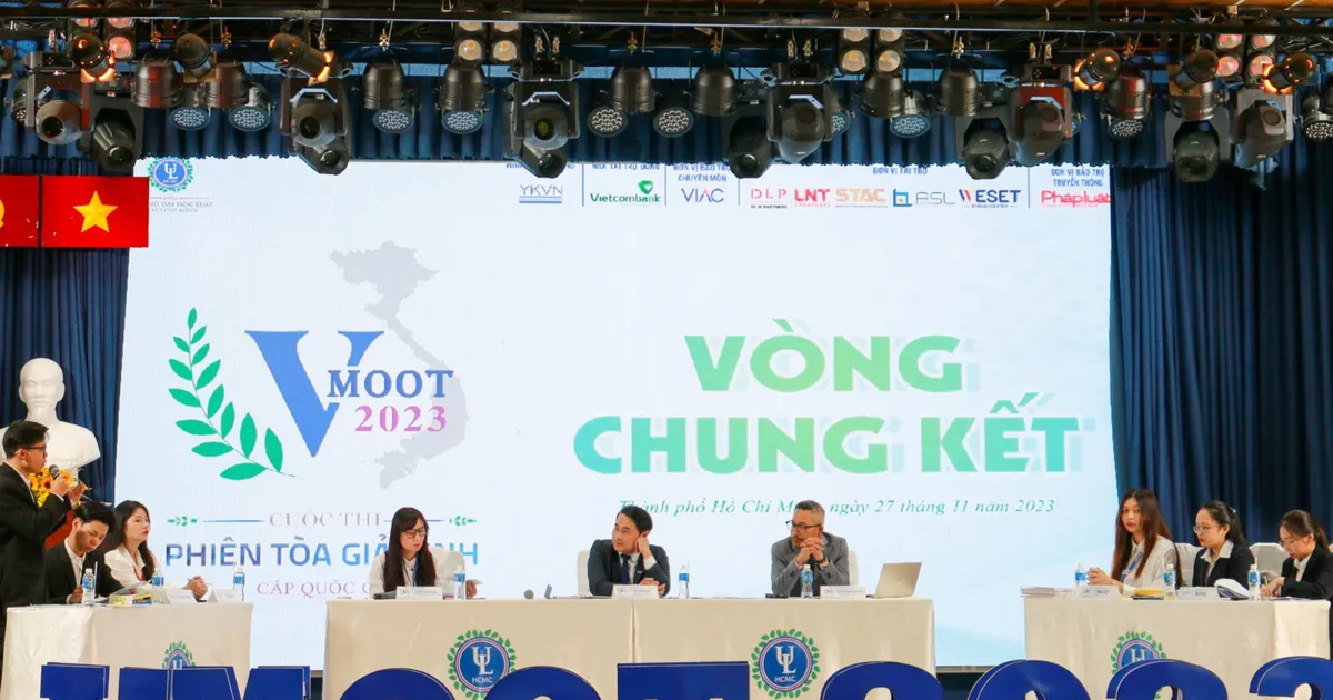 Vòng chung kết cuộc thi Phiên tòa giả định phiên bản Việt - Vmoot 2023 ...