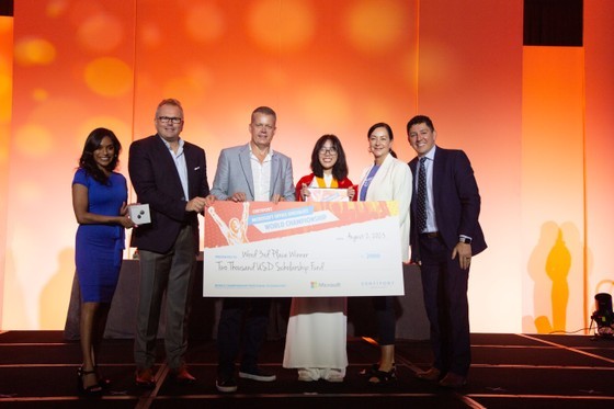 Students win medal at Microsoft office specialist world championship ...