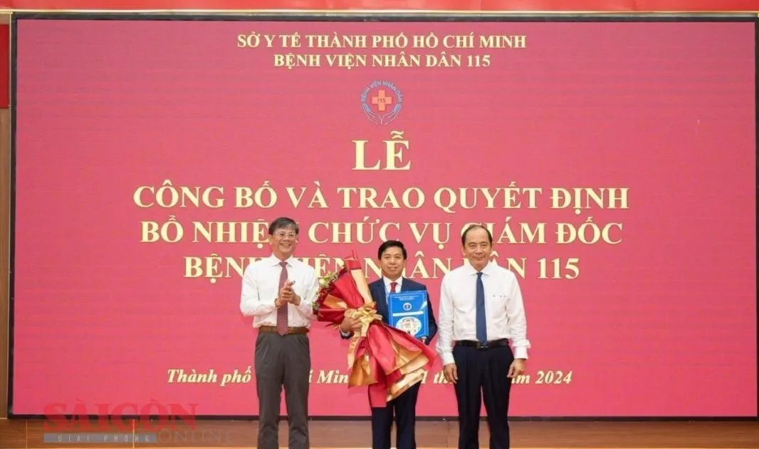 Bệnh viện Nhân dân 115 có tân Giám đốc | BÁO SÀI GÒN GIẢI PHÓNG