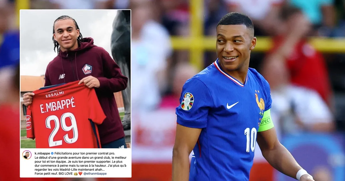 Mbappe chúc mừng em trai đến đội bóng mới | CHUYÊN TRANG THỂ THAO