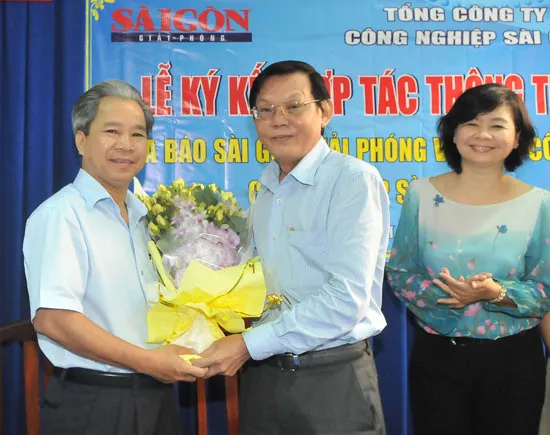 Ký kết hợp tác chiến lược giữa Báo SGGP và Tổng Công ty Công nghiệp Sài ...