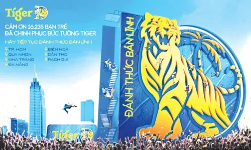 “Đánh thức bản lĩnh” với Bức tường Tiger 2016 cao nhất Việt Nam! | BÁO ...