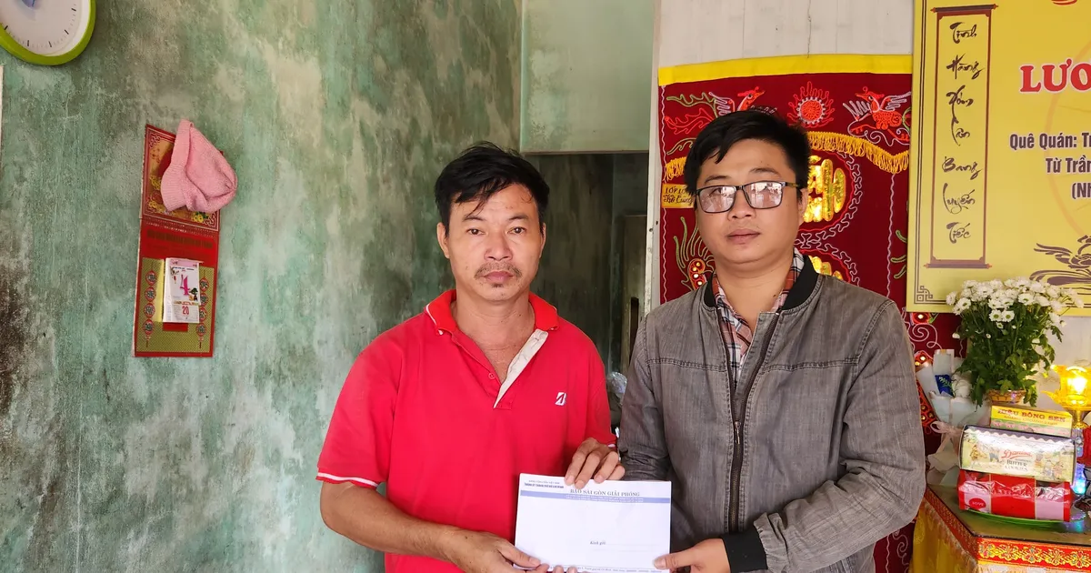 Báo SGGP trao tiền hỗ trợ người cha bệnh tật nuôi 3 con nhỏ | BÁO SÀI ...