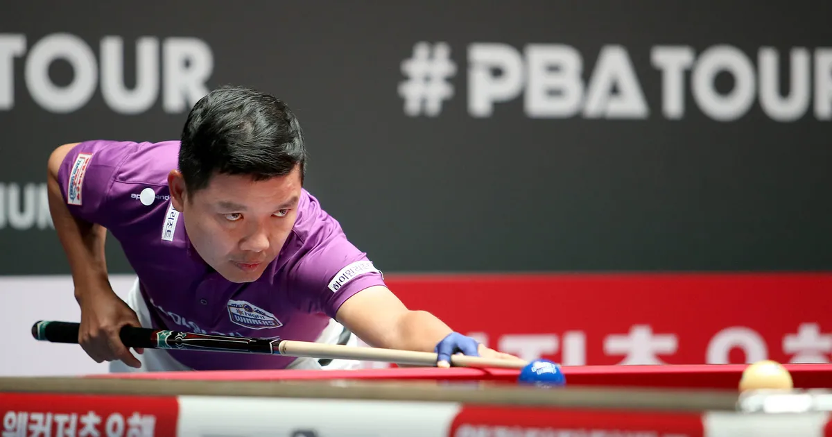 Nguyễn Đức Anh Chiến có chiến thắng đầu tiên sau 5 Round đấu giải Billiards PBA Hàn Quốc ...