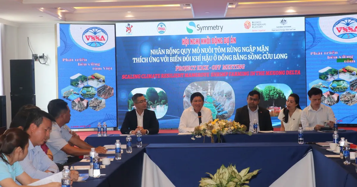 Nhân rộng quy mô nuôi tôm rừng ngập mặn thích ứng với biến đổi khí hậu ...