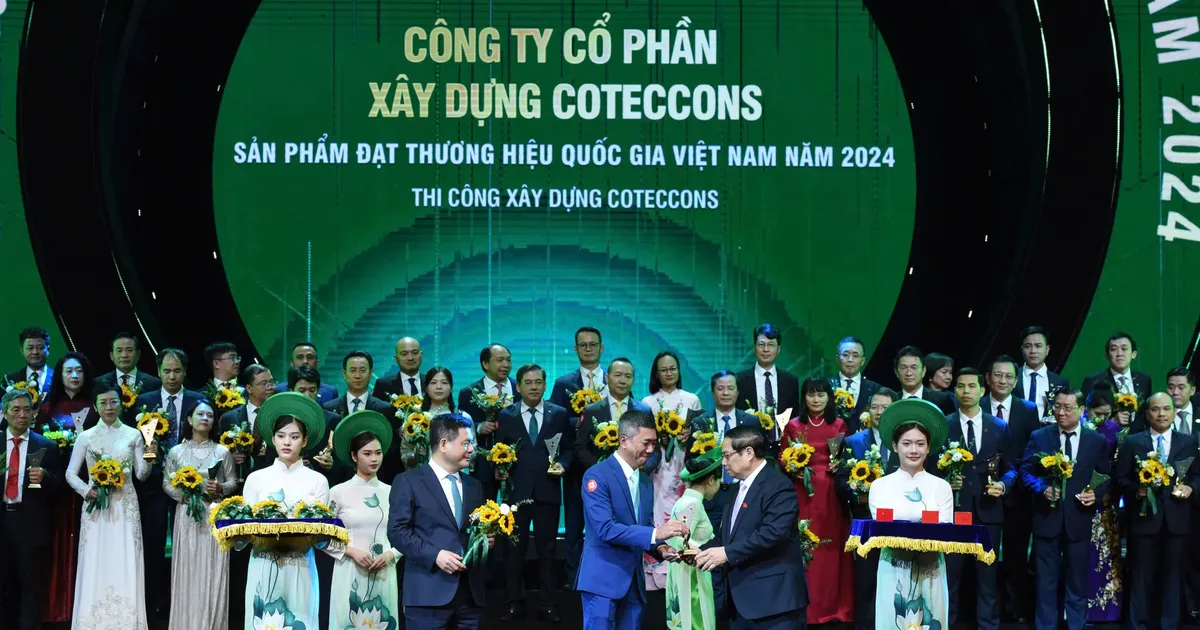 Coteccons được công nhận là Thương hiệu Quốc gia Việt Nam 2024 | BÁO ...