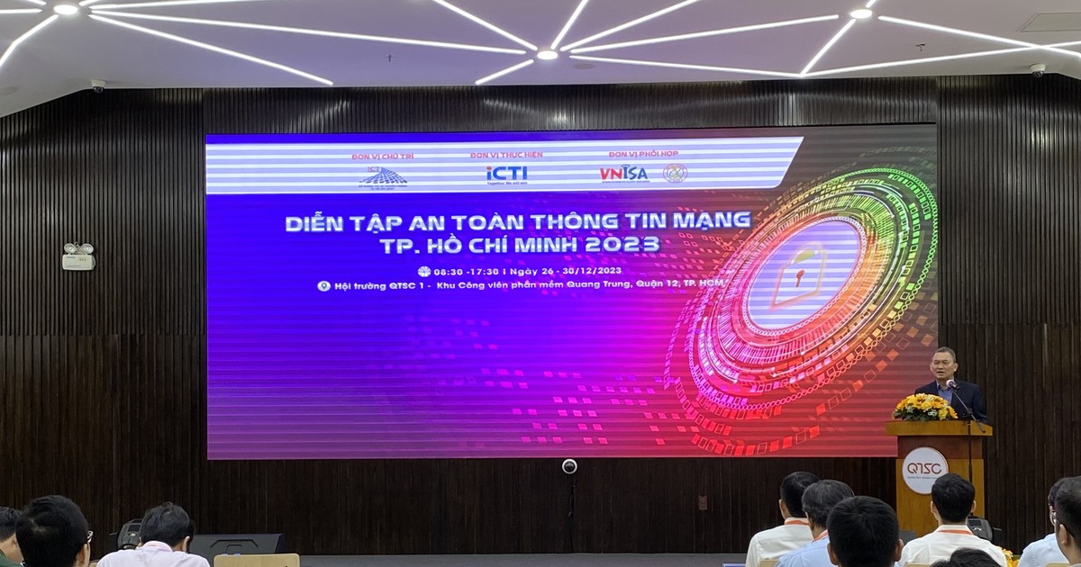 Drill of Cyber Information Security takes place in HCMC | SGGP English ...