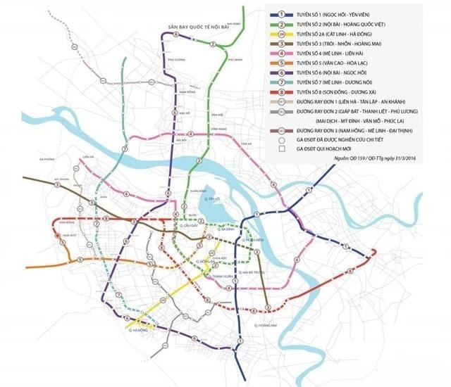 Hanoi plans US$2.5 billion metro line to outskirt | SGGP English Edition