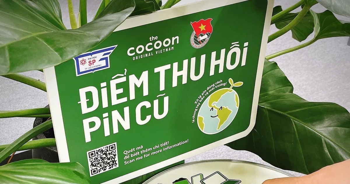Tuyên truyền thu gom pin cũ | BÁO SÀI GÒN GIẢI PHÓNG
