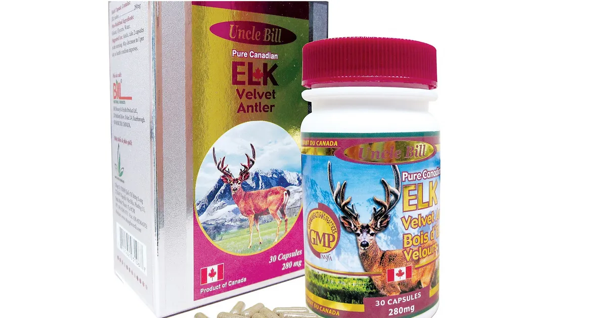 Thực phẩm bảo vệ sức khỏe: Viên nang Nhung hươu Uncle Bill Pure ...
