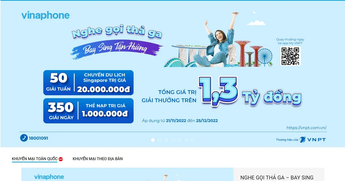 VinaPhone tri ân khách hàng với khuyến mại cuối năm trị giá hơn 1,3 tỷ đồng | BÁO SÀI GÒN GIẢI PHÓNG