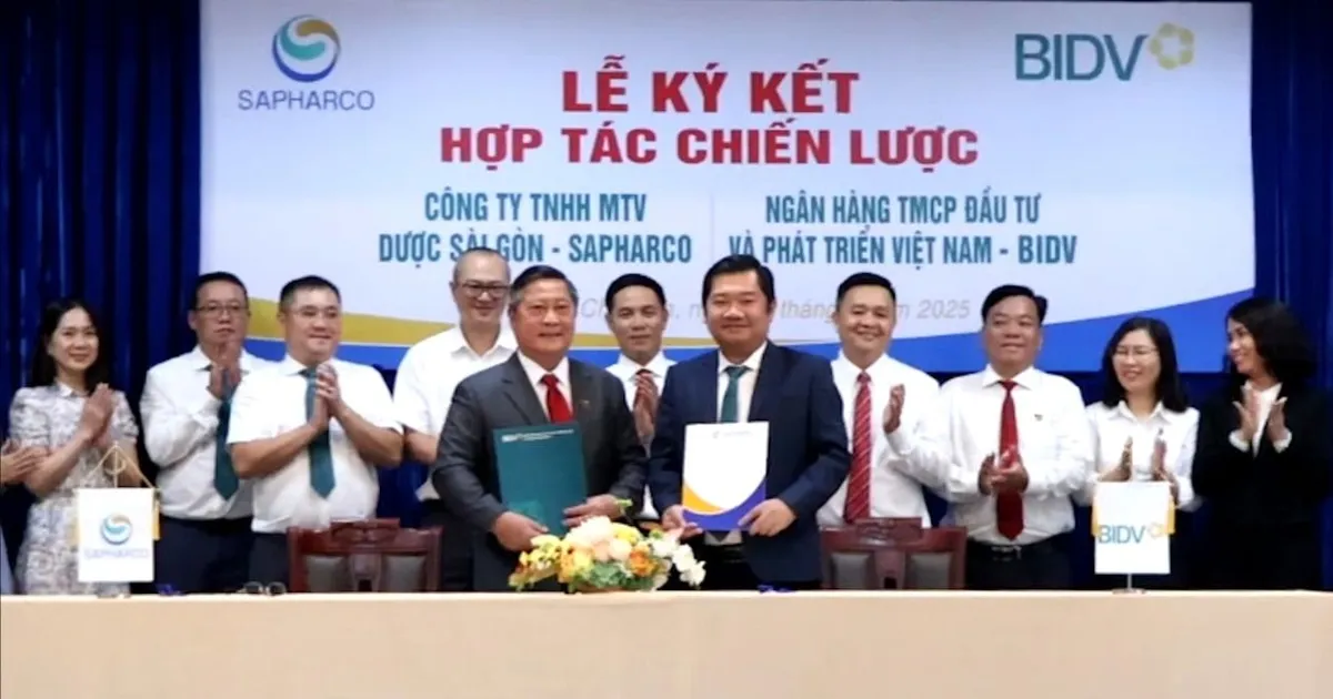 Sapharco ký kết hợp tác với BIDV, hướng đến mục tiêu phát triển ngành y ...