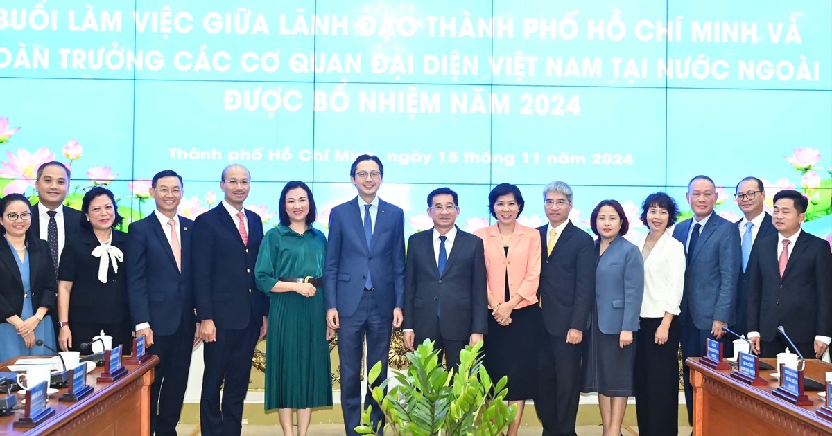HCMC leaders meet new heads of Vietnamese diplomatic missions abroad ...
