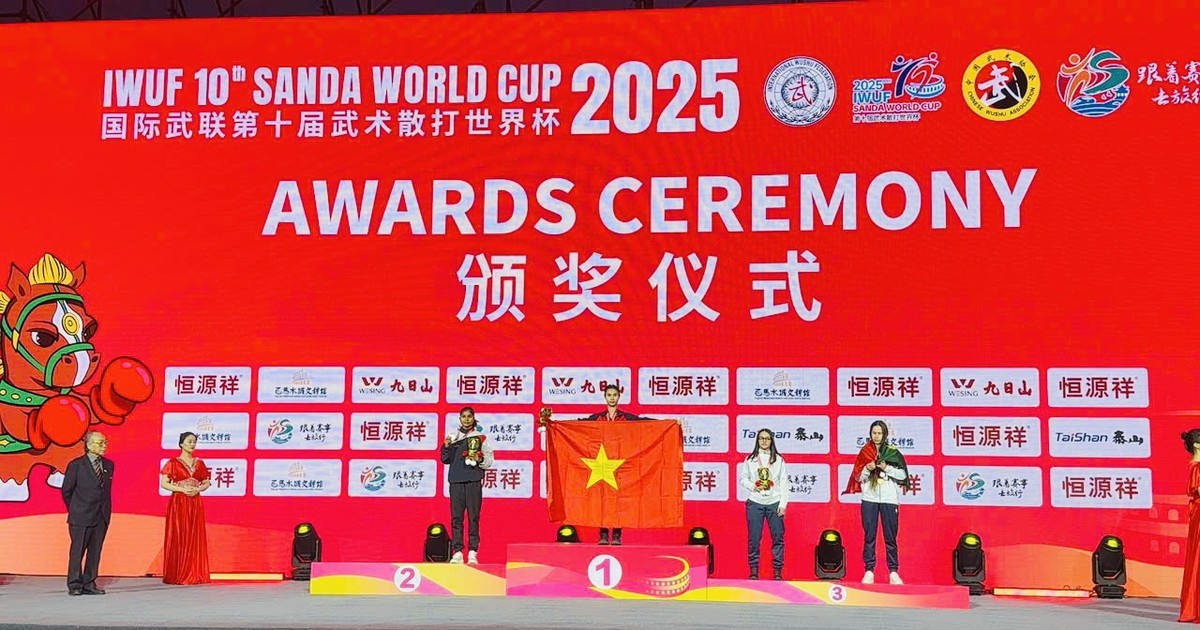 Vietnam secures two early gold medals at 2025 Sanda World Cup | SGGP English Edition