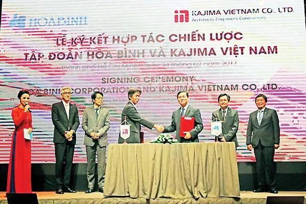 Hòa Bình trở thành đối tác chiến lược của Kajima | BÁO SÀI GÒN GIẢI PHÓNG