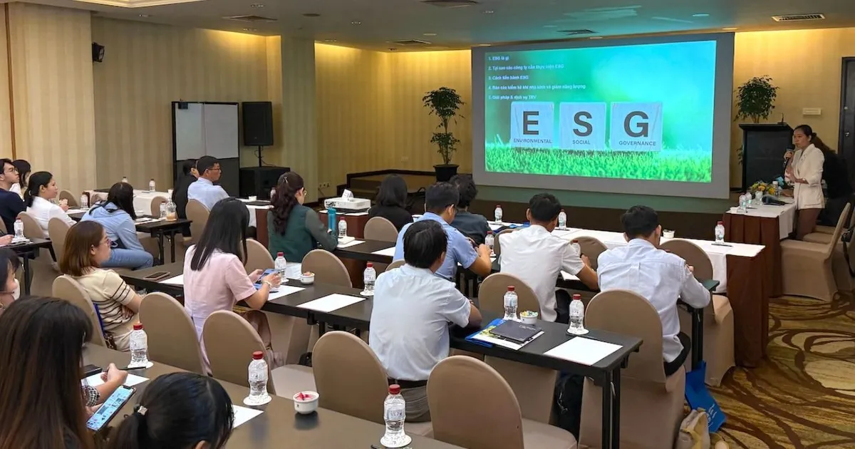 Áp dụng ESG và CBAM mang lại nhiều lợi ích | BÁO SÀI GÒN GIẢI PHÓNG