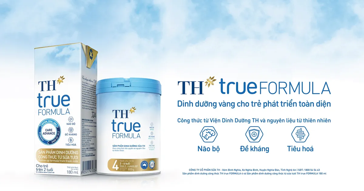TH true FORMULA - Dinh dưỡng vàng cho sự phát triển toàn diện của trẻ ...