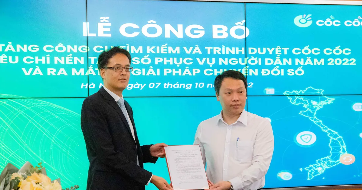 Cốc Cốc chính thức được công nhận là Nền tảng số phục vụ người dân và ...