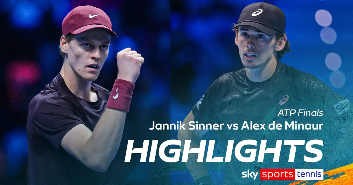 Jannik Sinner vs Alex De Minaur 7-5, 6-2: Mất 1 giờ 53 phút để hạ De ...