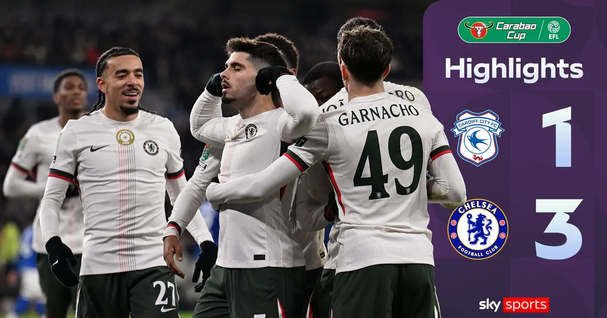 Cardiff City vs Chelsea 1-3: Turnbull lập công, Garnacho xuất thần cú ...