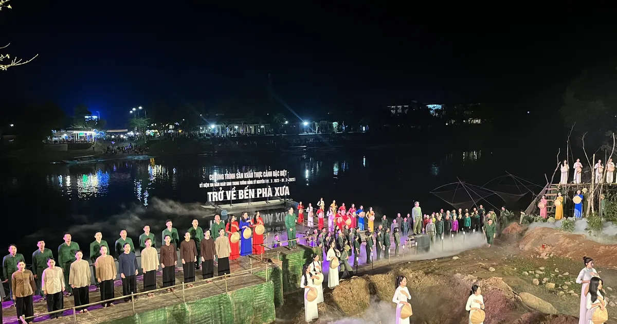 Tái hiện Trường Sơn và Trung tướng Đồng Sỹ Nguyên qua sân khấu thực ...