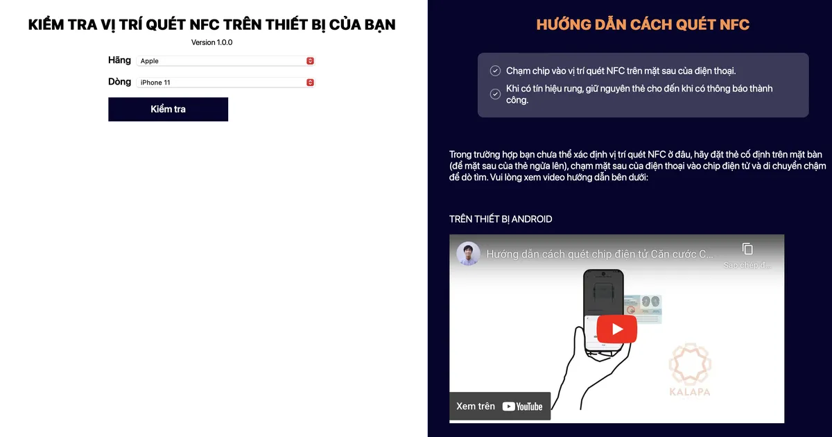 Tap chip NFC trên smartphone với CCCD trong vòng 60 giây | BÁO SÀI GÒN ...