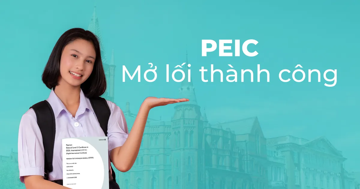 Bài thi PEIC trên máy tính mở ra nhiều cơ hội cho thí sinh Việt Nam | BÁO SÀI GÒN GIẢI PHÓNG