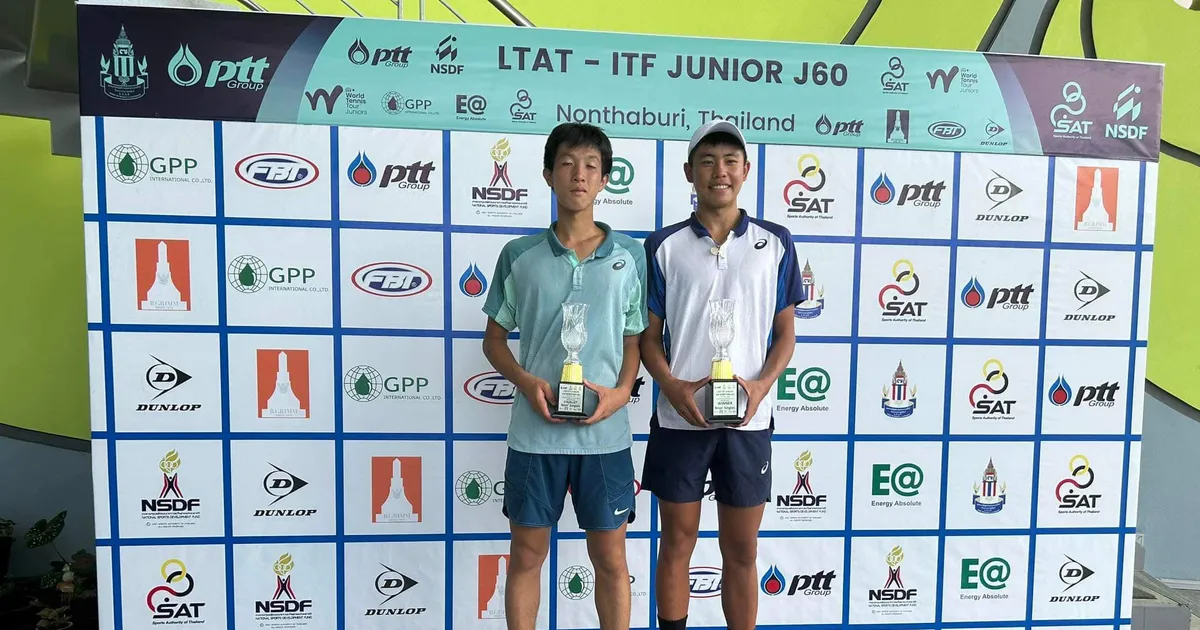 Tay vợt 16 tuổi Nguyễn Minh Phát vô địch đơn nam giải quần vợt ITF U18 Nonthaburi Thái Lan ...