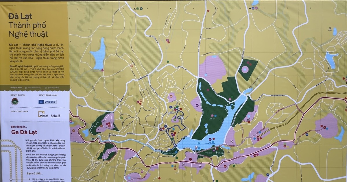 Da Lat launches "Da Lat Art Map" of tourist sightseeing, attractions ...