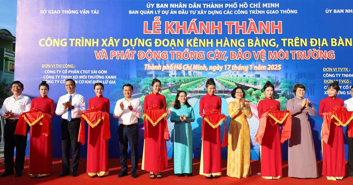HCMC inaugurates Hang Bang Canal renovation project | SGGP English Edition