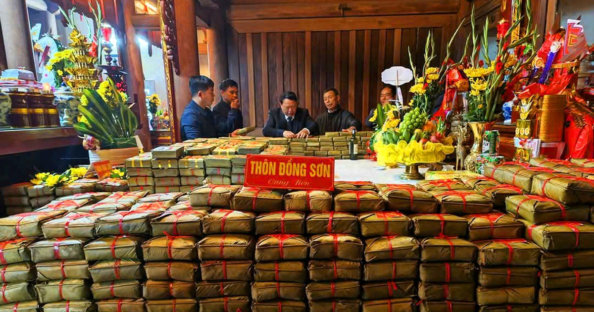 Ha Tinh offers 2,000 Chung cakes in tribute to King Mai Hac De | SGGP ...