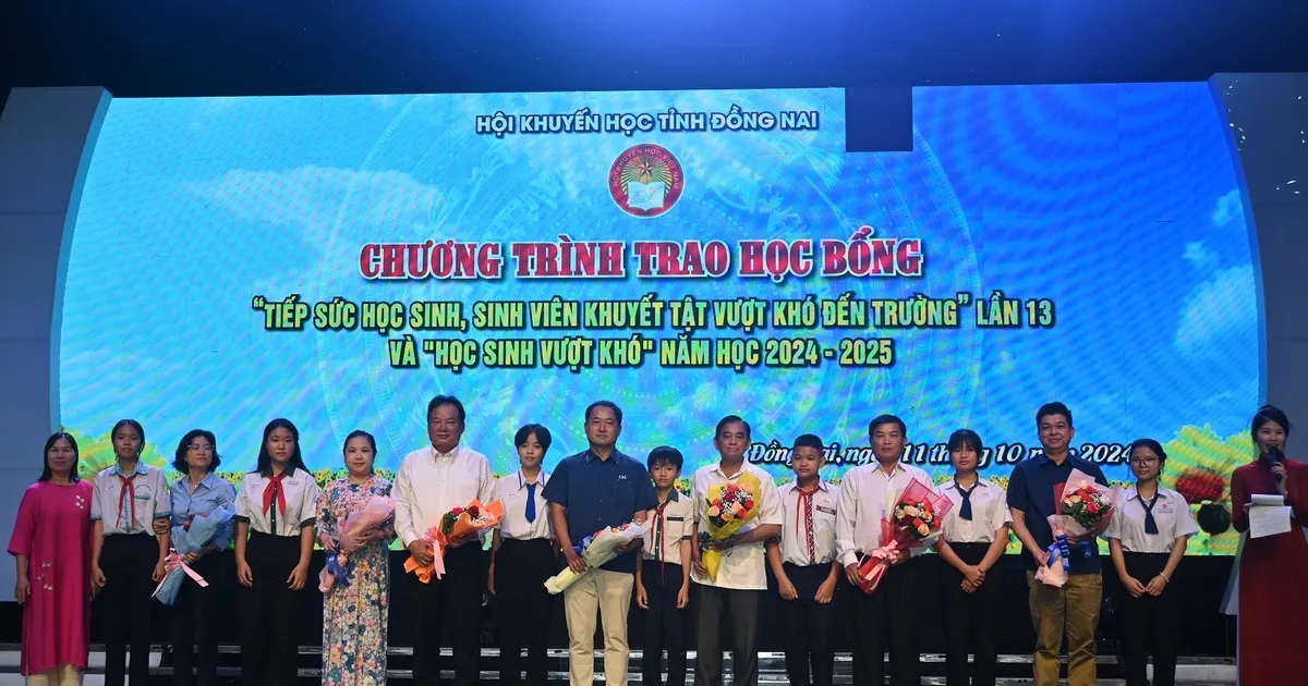 Công ty Vedan Việt Nam trao học bổng tại tỉnh Đồng Nai và Bà Rịa - Vũng ...