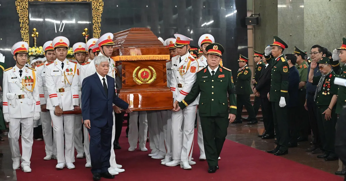 Tiễn biệt Đại tướng, Anh hùng Lực lượng vũ trang nhân dân Lê Văn Dũng ...