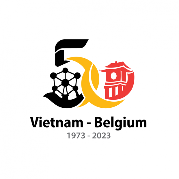 Logo marking 50th anniversary of Vietnam-Belgium diplomatic ties ...