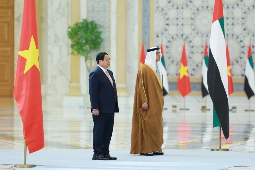 UAE Vice President hosts official welcome ceremony for Vietnamese Prime ...