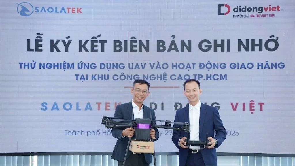 Thử nghiệm dùng UAV giao hàng tại Khu Công nghệ cao TPHCM | BÁO SÀI GÒN ...
