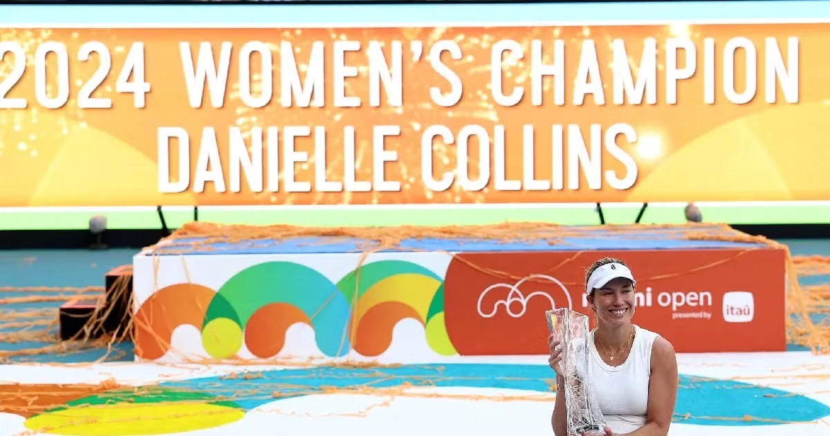 Miami Open: Danielle Collins giành danh hiệu đầu tay ở mùa giải cô đang ...
