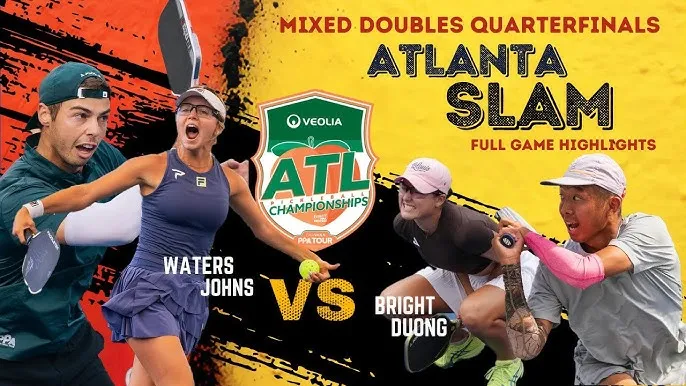 Anna Waters\Ben Johns vs Anna Bright\Quang Dương 11-3, 11-8: Bright và ...