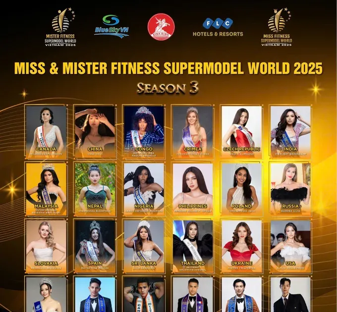Binh Dinh hosts Miss & Mister Fitness SuperModel World 2025 | SGGP ...