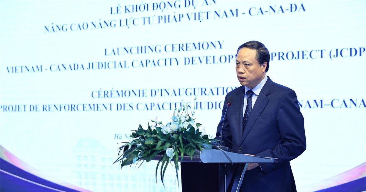 Vietnam–Canada judicial capacity development project launched | SGGP ...