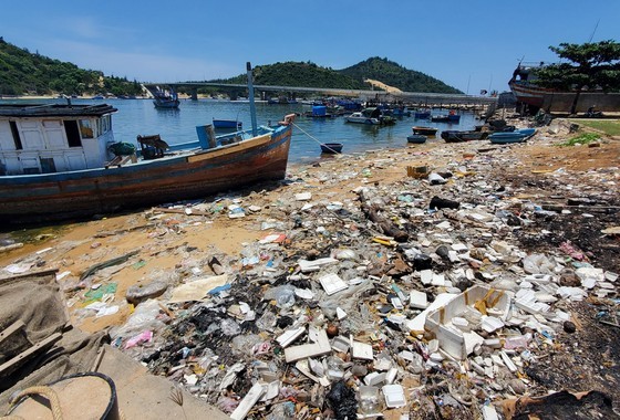 Severe waste pollution at estuaries, fishing ports in Binh Dinh ...