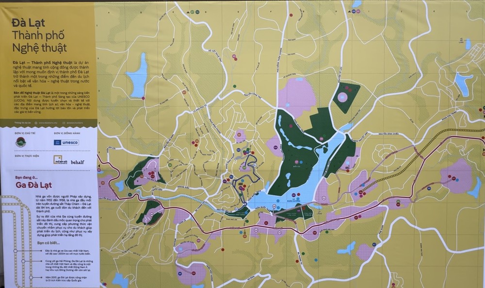 Da Lat launches "Da Lat Art Map" of tourist sightseeing, attractions ...