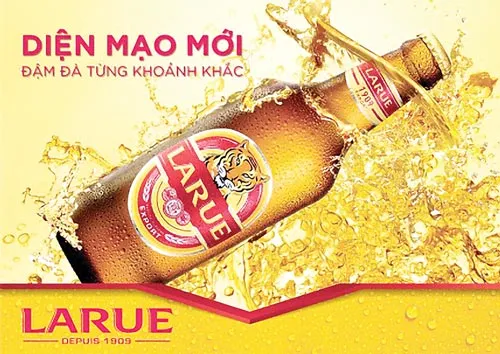 Bia Larue chính thức ra mắt diện mạo mới năm 2015 | BÁO SÀI GÒN GIẢI PHÓNG
